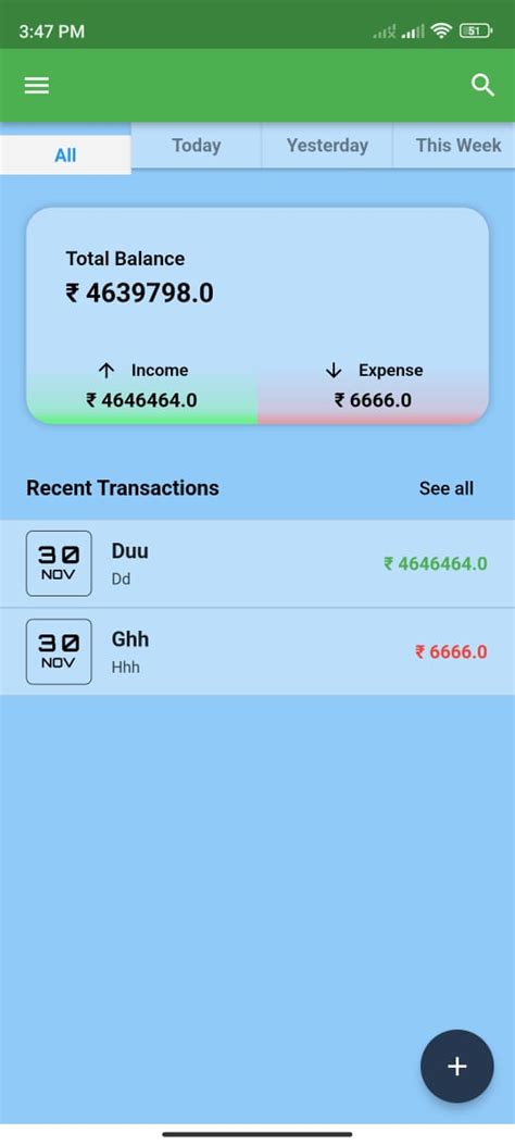 Github Ajmalajmalvpmoneymangerapplication
