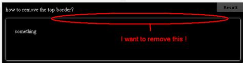 Border How Do I Remove Only The Top Part Of A Box Shadow Stack Overflow