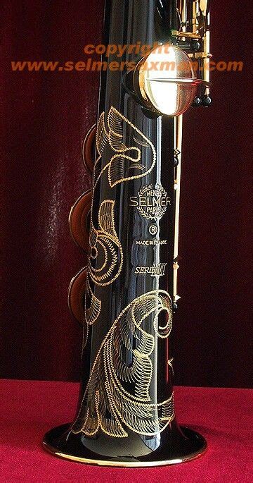 Soprano Sax With Bell Engraving
