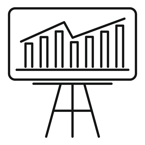 Startup Grow Chart Icon Outline Style 14544530 Vector Art At Vecteezy