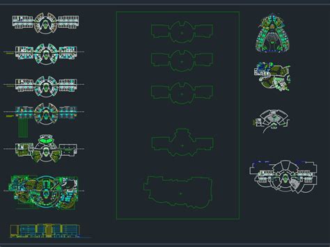 Conjunto Residencial En Dwg 3 56 Mb Librería Cad