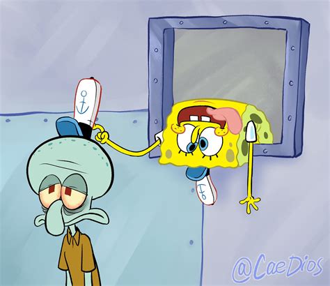 Squidward Mad At Spongebob