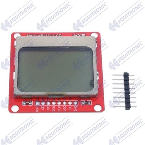 display lcd nokia 5110 modulo 010 0064 equitronic