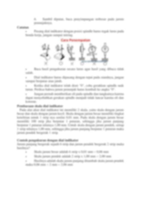 Solution Dial Indicator Atau Dial Test Indicator Atau Dial Gauge