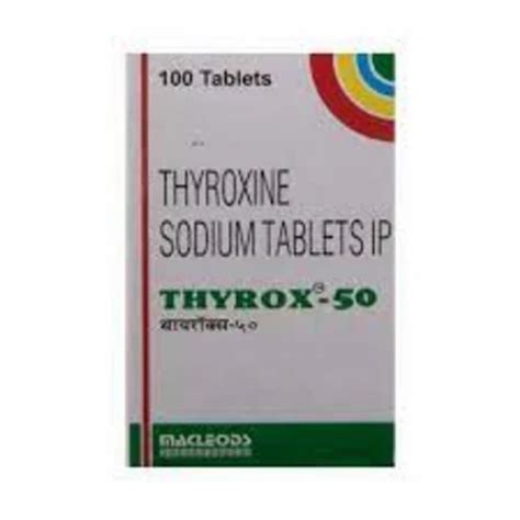 Thyrox 50 Tablet Strength 0 125 Mcg At Rs 138 Bottle In Nagpur Id 2853278129933