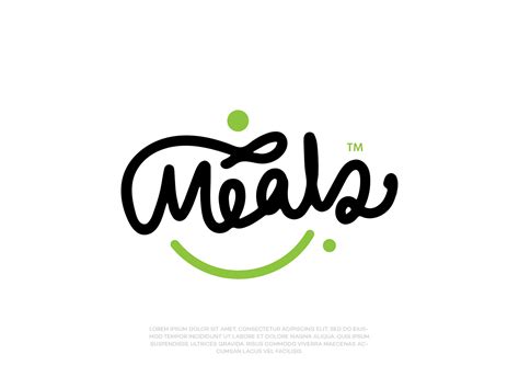 Online Food Meal Service Company Modern Branding Logo Behance