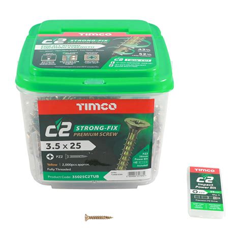 C2 Strong Fix Premium Screw Tub All Sizes