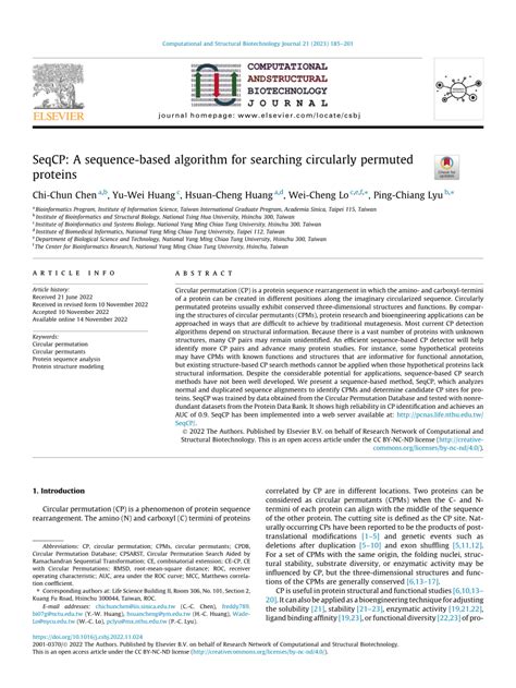 Pdf Seqcp A Sequence Based Algorithm For Searching Circularly