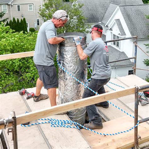 Stainless Steel Chimney Installation