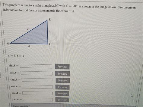 solved this problem refers to a right triangle abc with c