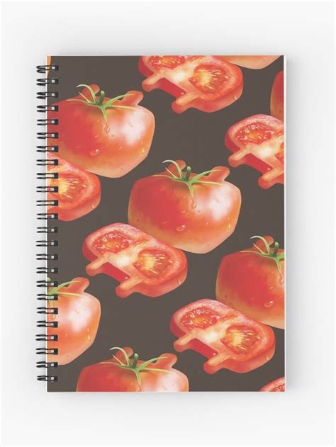 Tomato Slice Pattern Journal For Sale By Zkozkohi Notebook Design
