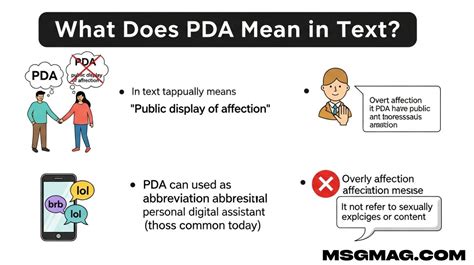 What Does Pda Mean In Text The Full Explanation