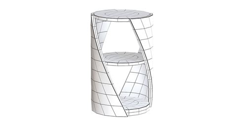3d Half Twisted Table Turbosquid 1989898