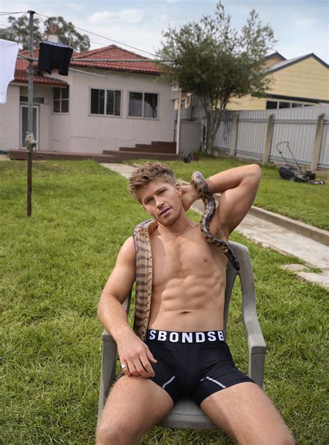 Steve Irwins Son Robert Irwin Models Bonds Underwear In Campaign