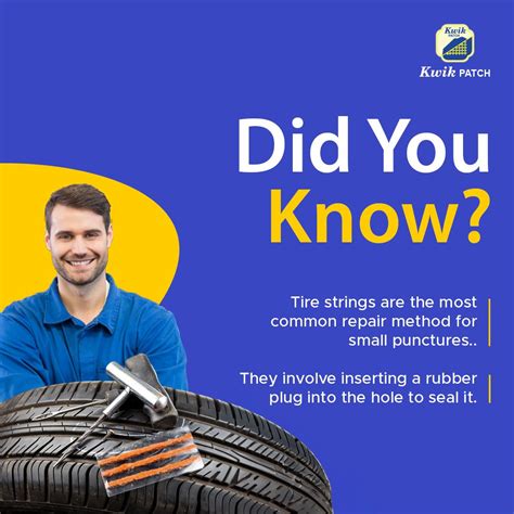 Tirestrings Tirerepair Puncturefix Roadsafety Kwikpatch Kwik