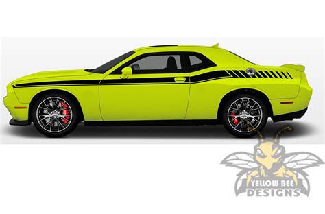 Long Side Graphics For Dodge Challenger Rt 8 Decals Stripes Stickers
