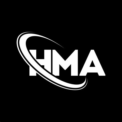 Hma Logo Hma Letter Hma Letter Logo Design Initials Hma Logo Linked