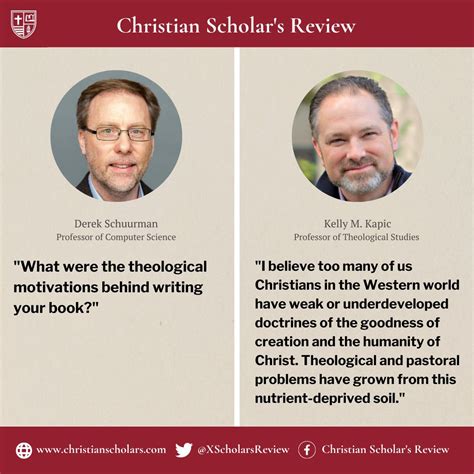 Christian Scholars Review On Linkedin Derek Schuurman Interviews