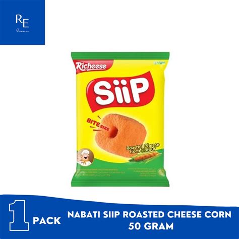 Jual Nabati Siip Bite Size Richeese And Roasted Corn 50 Gr Shopee Indonesia