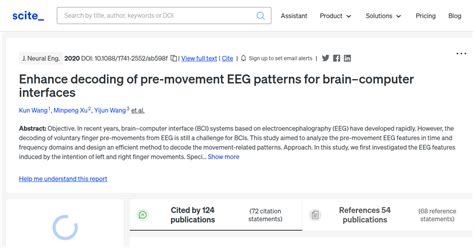 Enhance Decoding Of Pre Movement Eeg Patterns For Braincomputer Interfaces