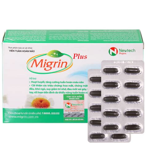 Migrin Plus Supports Blood Circulation And Enhances Cerebral Blood