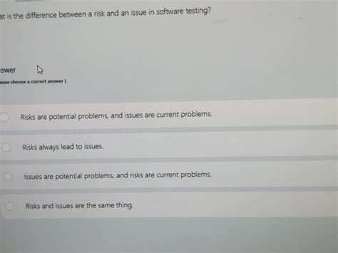 What Is The Difference Between A Risk And An Studyx