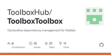Github Toolboxhubtoolboxtoolbox Declarative Dependency Management For Matlab