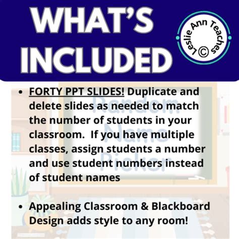 Random Name Picker Generator For Classroom Engagement Editable Powerpoint Tool