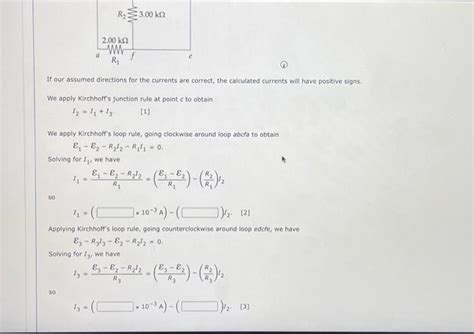 solved tutorial exercise using kirchhoff s rules find the