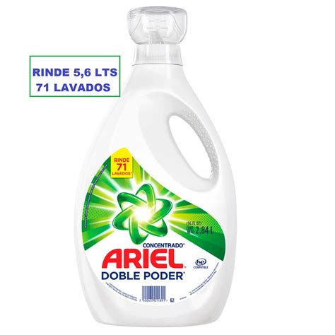 Detergente Liquido Ariel Doble Poder 2 84 Lt