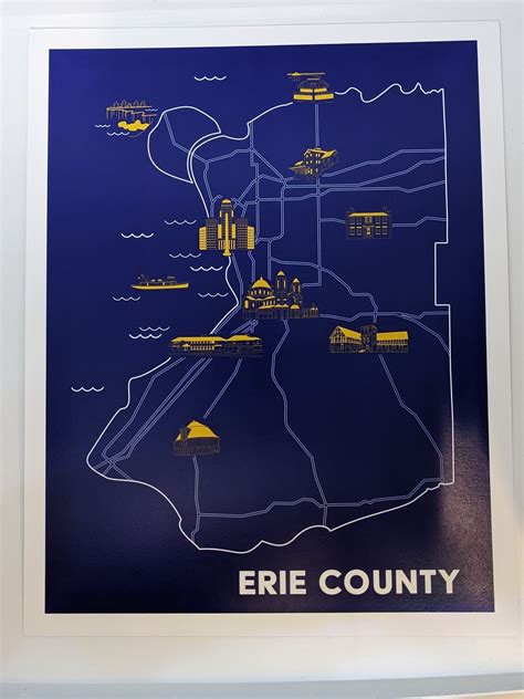 Erie County Map