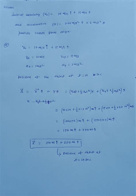 Answered An Object Starts At The Origin With An… Bartleby
