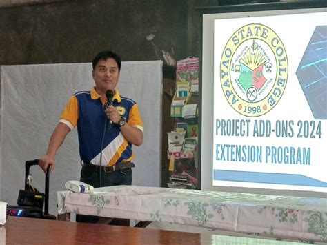 Project Add Ons 2024 Extension Program Apayao State College