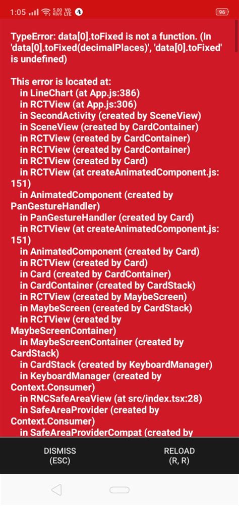 Javascript React Data 0 Tofixed Is Not A Function In Data 0