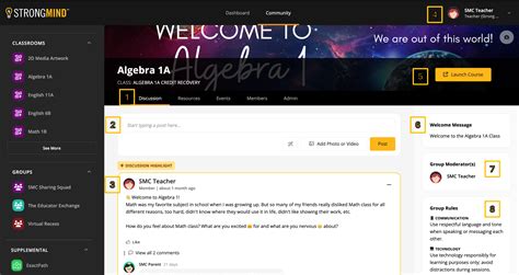 Academic Classrooms Strongmind Partner Success Community