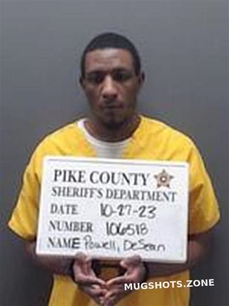 Desean Jamar Powell 10 27 2023 Pike County Mugshots Zone