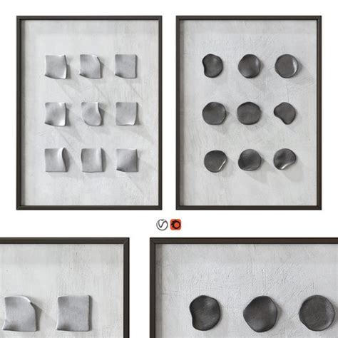 Frames Decor Set 01 3d Model Buy Download 3dbrute