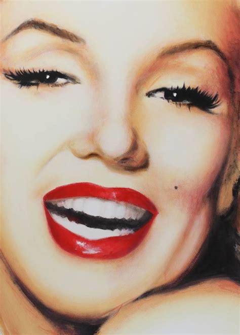 Marilyn Lips Painting Lips Painting Lip Art Painting Painting