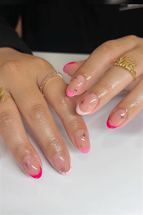 24 Adorable Summer Nails Inspo For Short Nails Short Gel Nails Pink