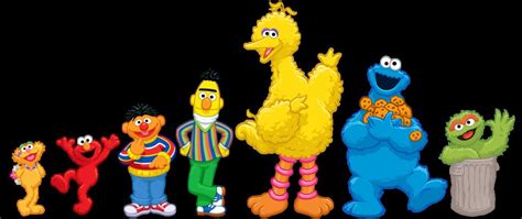 Sesame Street Characters Vector At Collection Of