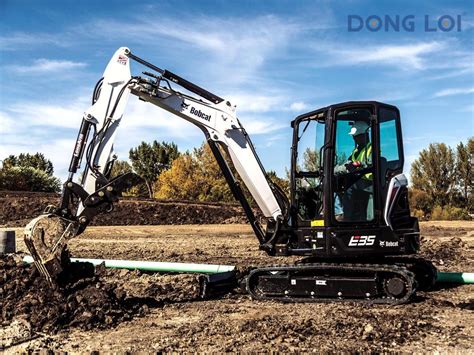 Xe Xúc đào Mini Bobcat E35 Máy Cuốc Mini