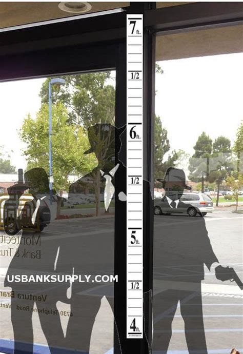 Security Id Height Indicator Marker Tape 5 Color Choices U S Bank