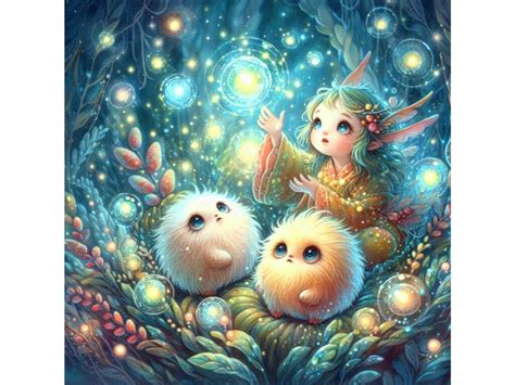 Tiny Magical Beings Surrounded By Spark Graphic By Clipartguru