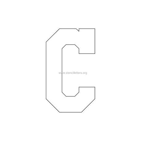 Varsity Letter Stencils Stencil Letters Org