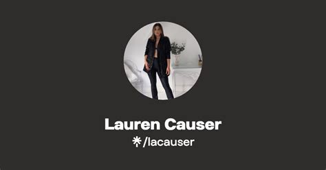 Lauren Causer Instagram Tiktok Linktree