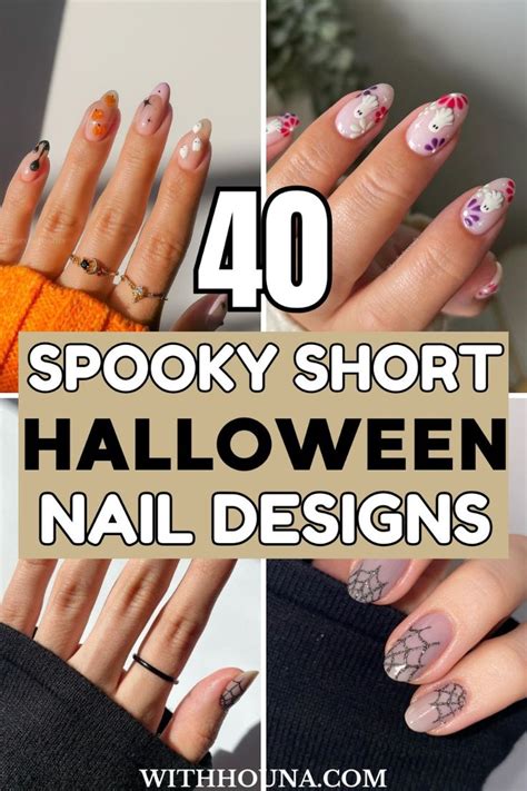 39 Spooky Short Halloween Nails Youll Absolutely Love Halloween