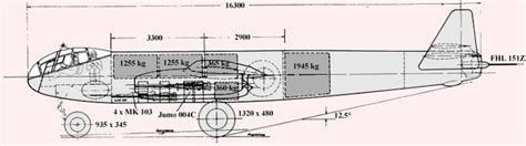 Heinkel He 343 Luft 46 Entry Jet Engine Arado Ar 234 Luftwaffe