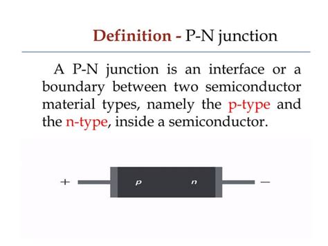 Pn Junction Diode Full Details About That Pptx