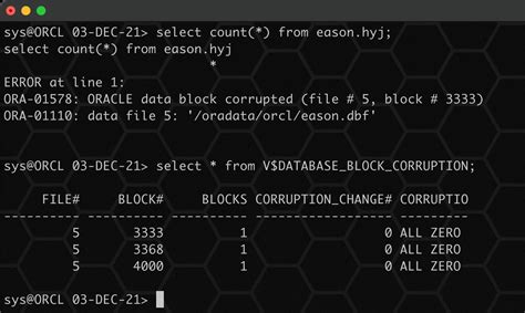 实战篇Oracle 数据坏块的 N 种修复方式 阿里云开发者社区