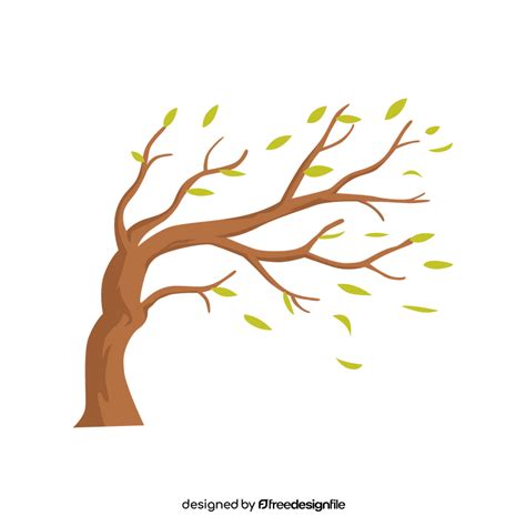 Wind Blowing Tree Clipart Free Download